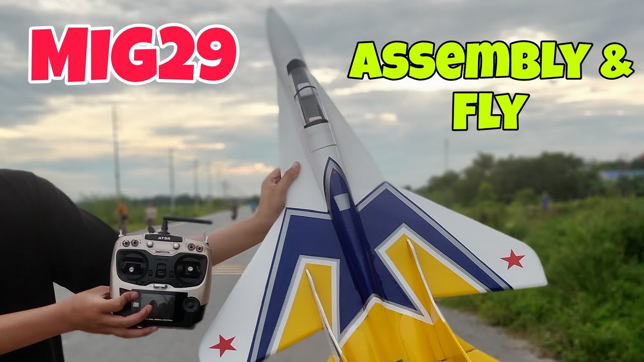 Assembling and testing su29 rc airplane | KCD - YouTube