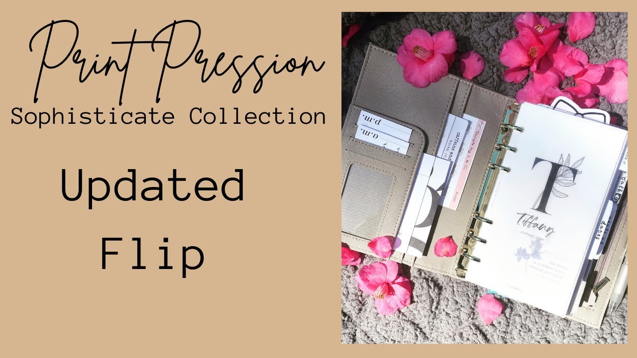 NEW SET-UP | Flip of my new personal planner cover from the PRINT ...