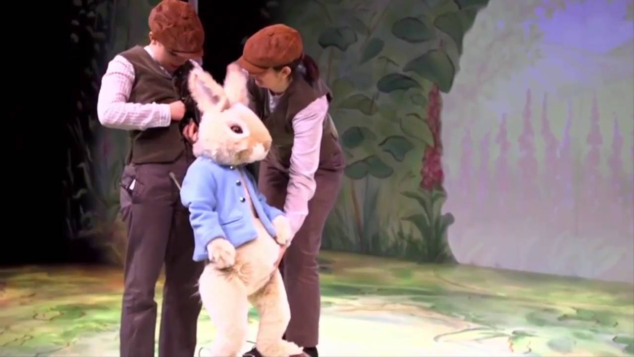 Beatrix Potter birthday celebrated with Peter Rabbit play 2 - YouTube