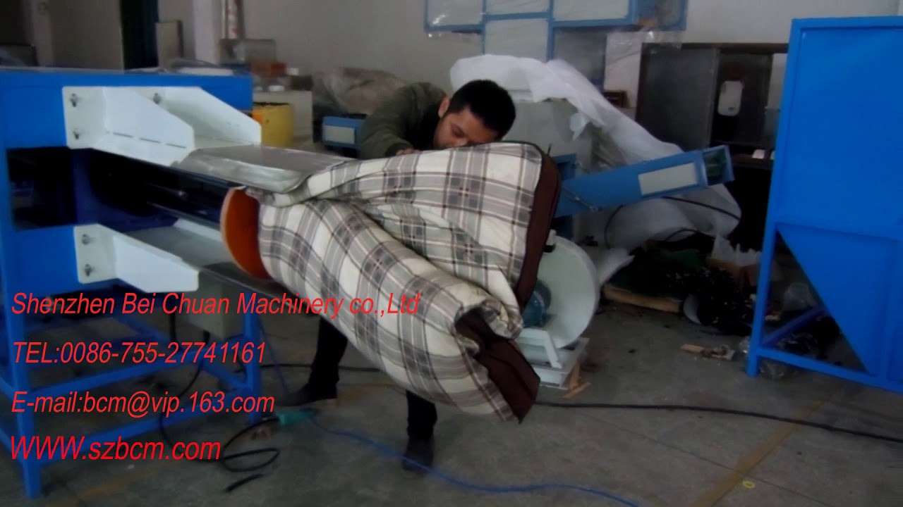 Pet bedding rolling packing machine BC803-P - YouTube