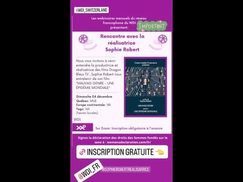 Sophie Robert et son documentaire "Mauvais genre" - YouTube