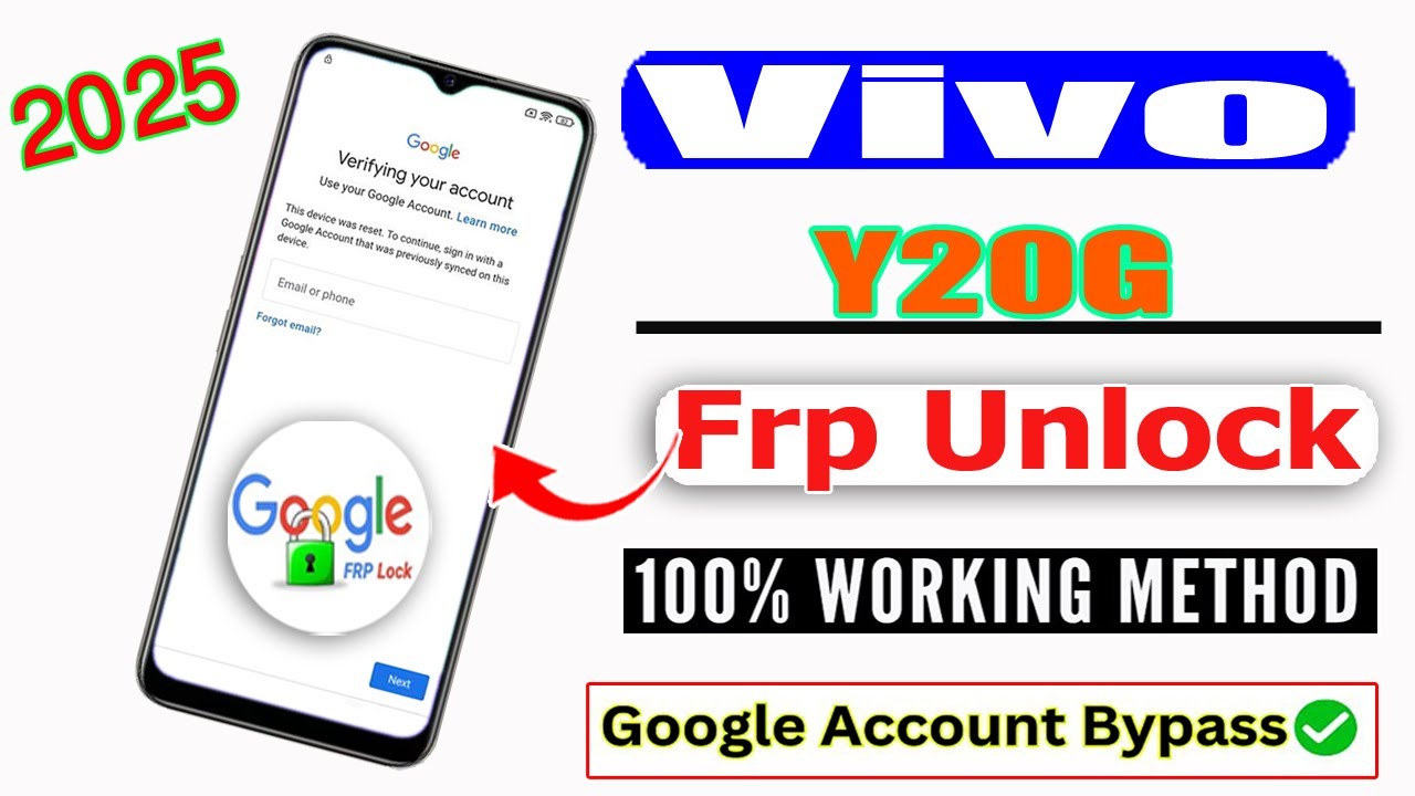 Vivo Y20G FRP Bypass 2025// Vivo Y20G Google Lock Bypass/Vivo (V2037 ...