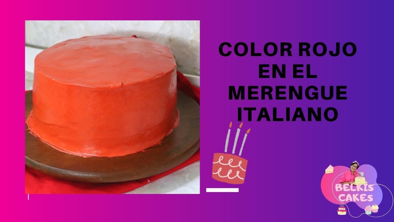 SECRETOS SOBRE EL COLOR ROJO E COLORES INTENSOS EN EL MERENGUE ITALINO ...