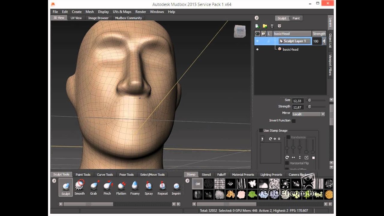 Curso Mudbox 2015 Fundamentos - Aula 01 - YouTube