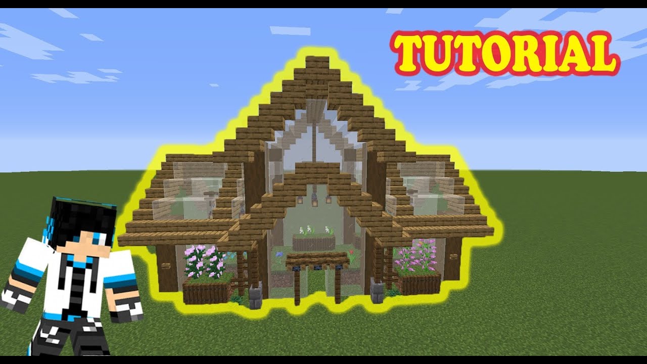 TUTORIAL DI COME COSTRUIRE UNA SERRA: Minecraft - YouTube