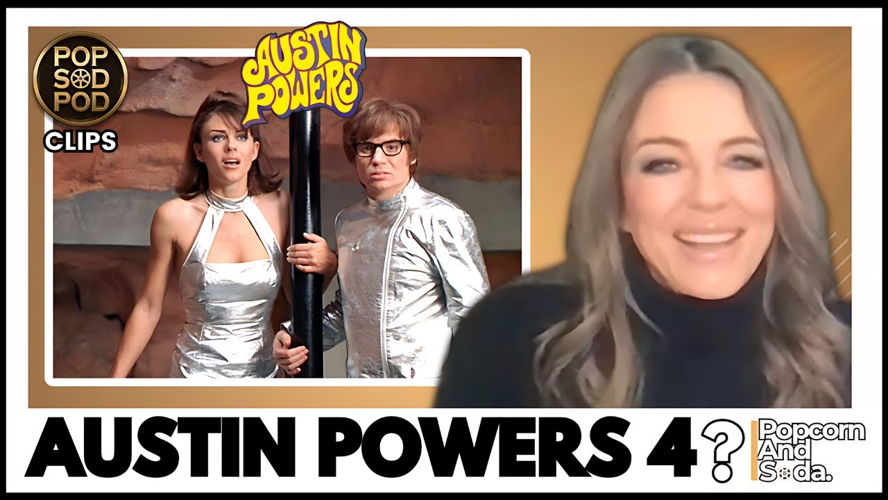 Elizabeth Hurley on Austin Powers 4 | Popcorn and Soda Clips - YouTube