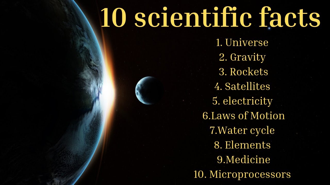 10 scientific facts about our earth and life governing on it. - YouTube