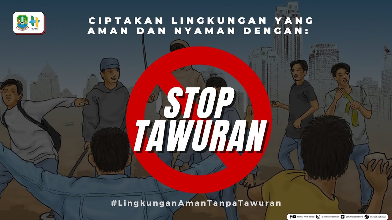STOP TAWURAN! #LingkunganAmanTanpaTawuran - YouTube