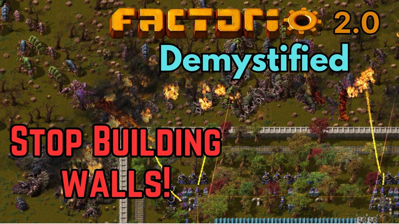 Survival & Defense | Factorio 2.0 Tutorials For New Players | 6 - YouTube