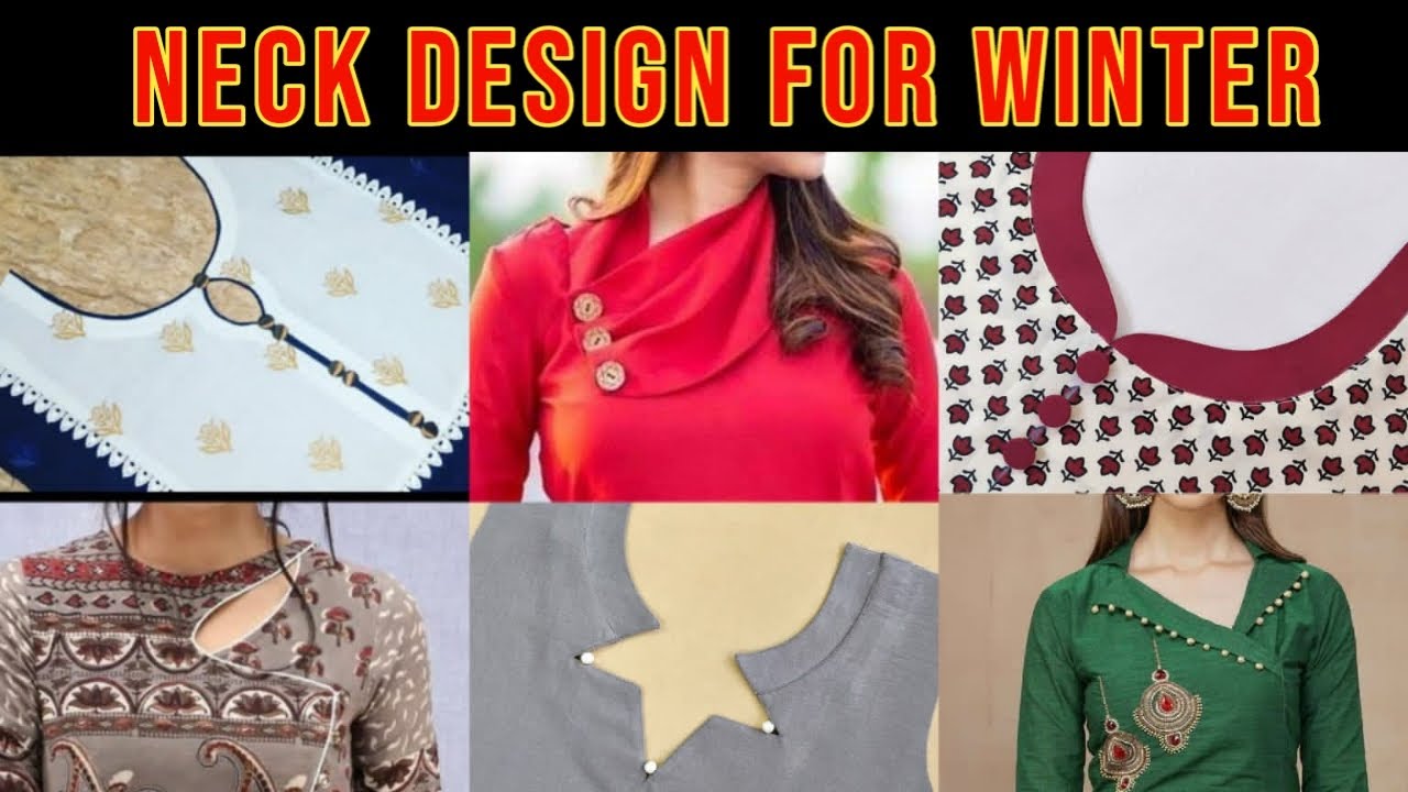 Winter Neck Designs|| Neck Designs For Winters|| Latest Neckline Ideas ...