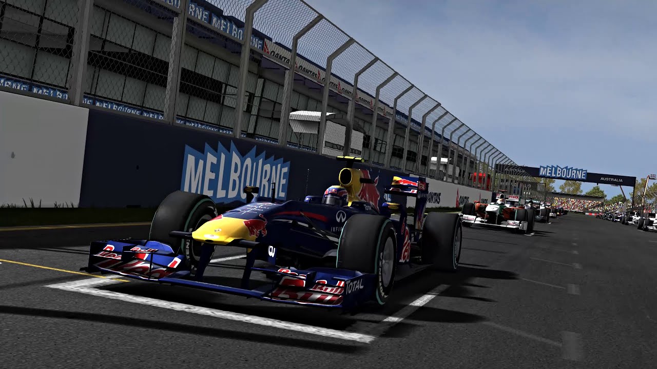 F1 2010 Remasterd Formula 1 Australian Grand Prix 100% Race #2 - YouTube