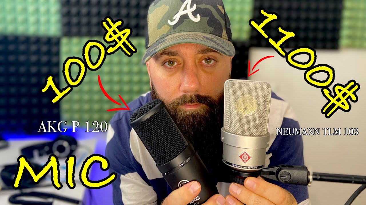 $100 Microphone VS $1,100 Microphone | AKG P 120 VS NEUMANN TLM 103 ...