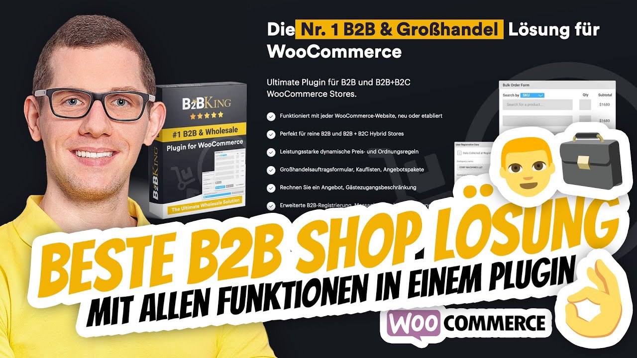 Beste WooCommerce B2B Shop mit B2B King 👨‍💼 📊 Alles in EINEM Plugin 👌 B2B & B2C ohne Grenzen ...