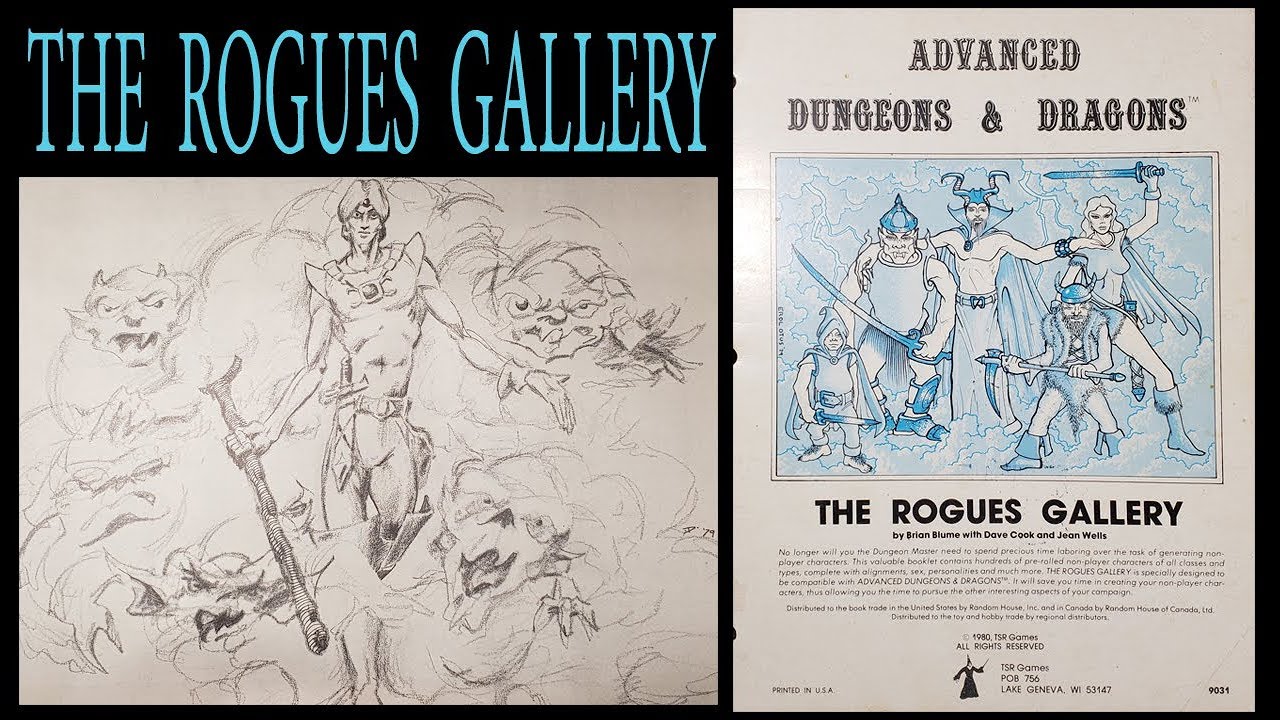 A Look Back at the Rogues Gallery -- ADVANCED DUNGEONS AND DRAGONS ...