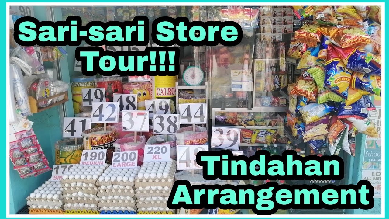 SARI-SARI STORE TOUR!! [ARRANGEMENT][TINDAHAN] - YouTube