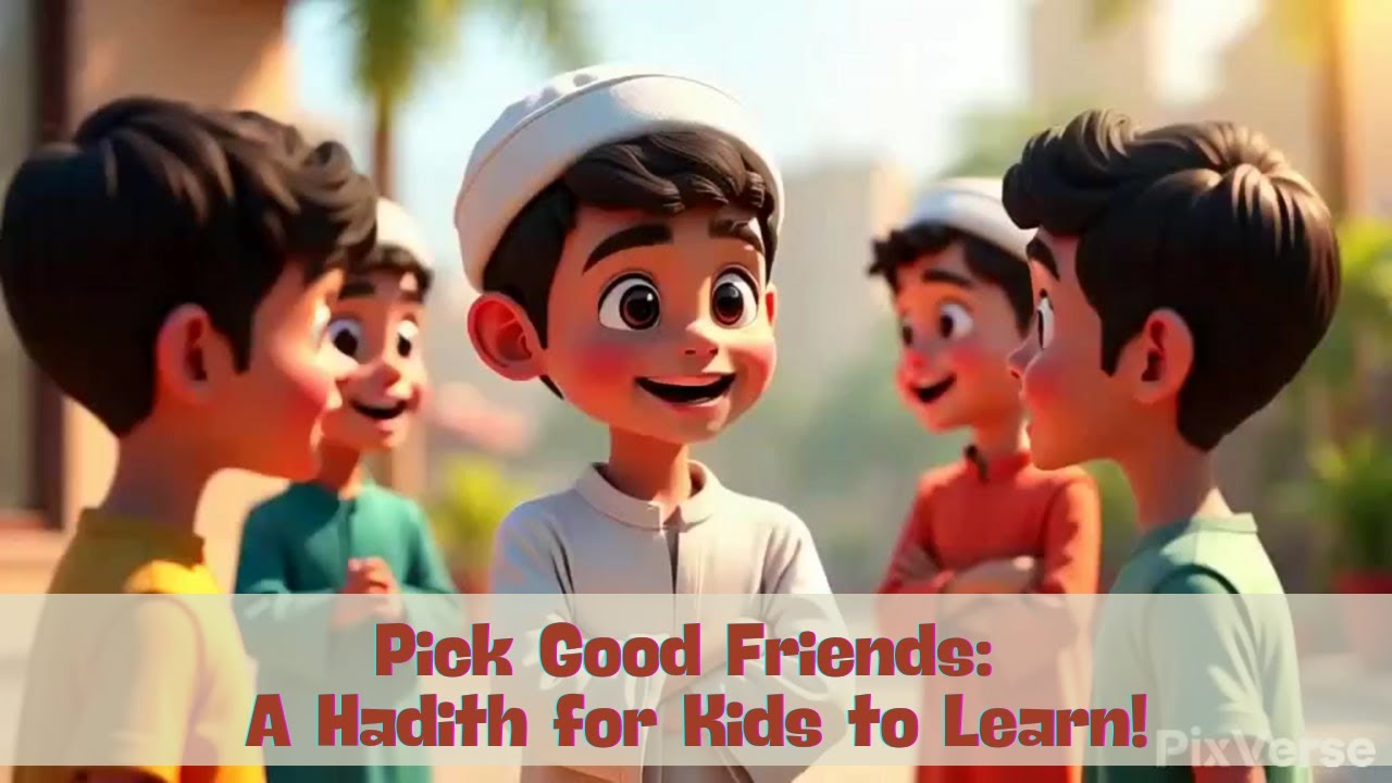 Choose Friends Wisely: A Powerful Hadith for Kids #friends #friendship ...