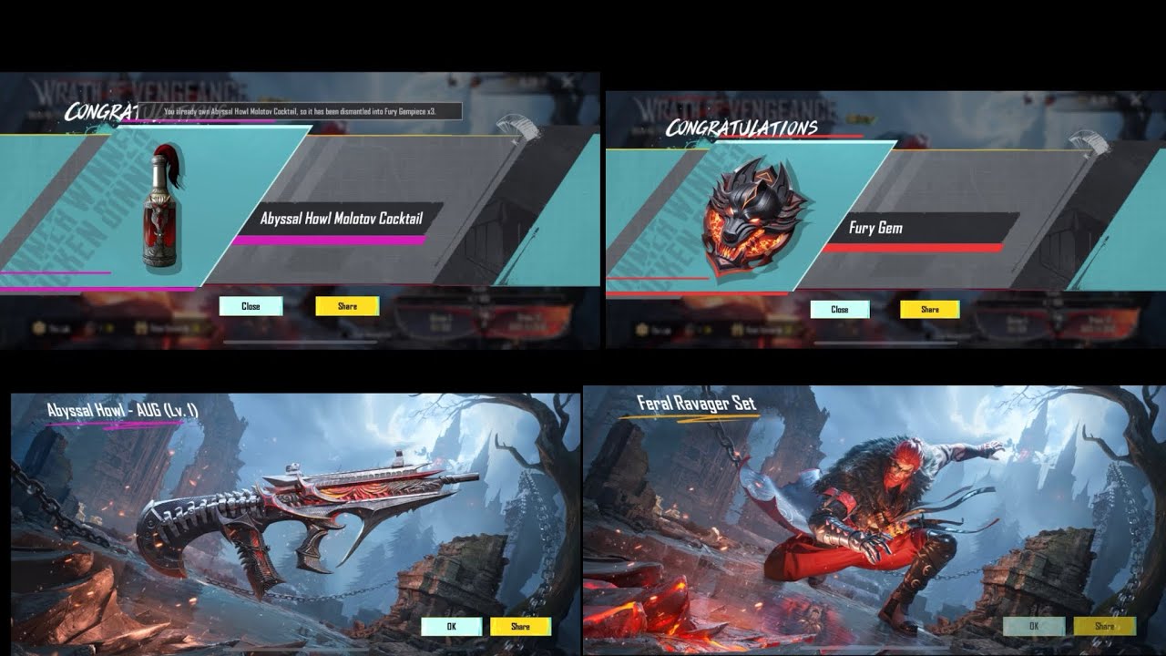 Feral Ravager ultimate and Abyssal Howl-AUG Careat opning 16,000 UC # ...