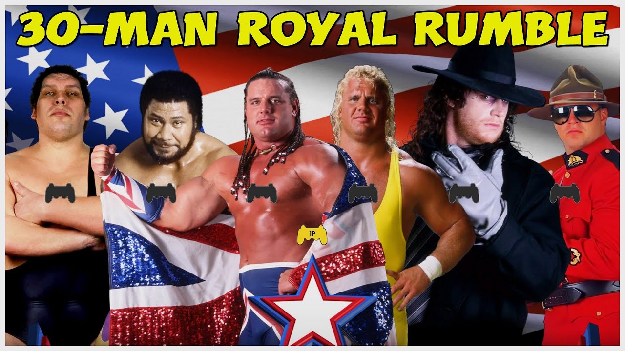 WWE 2K22 WWF Golden Era 30-Man Royal Rumble #94 - YouTube