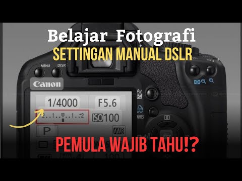 CARA SETTING MANUAL KAMERA DSLR || canon eos 500d - YouTube