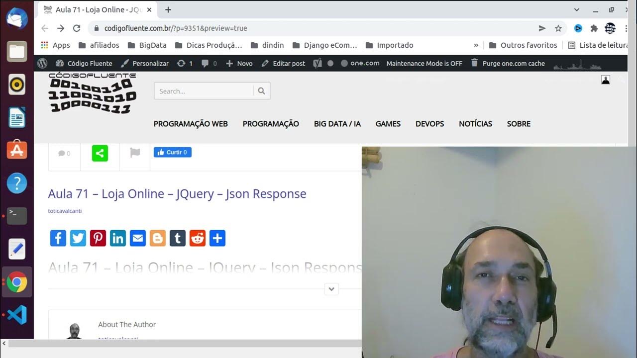 Aula 71 - Loja Online - JQuery - Json Response - YouTube