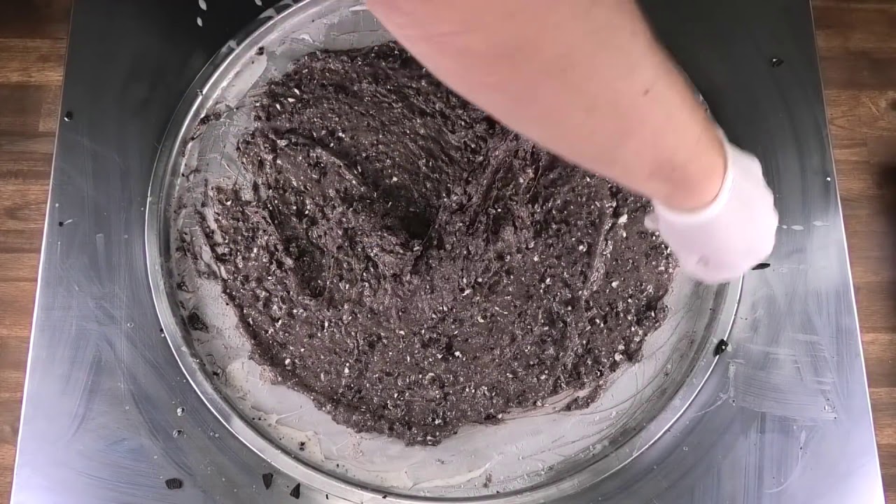 Massive OREO Ice Cream Rolls | how to make rolled fried Ice Cream with ...