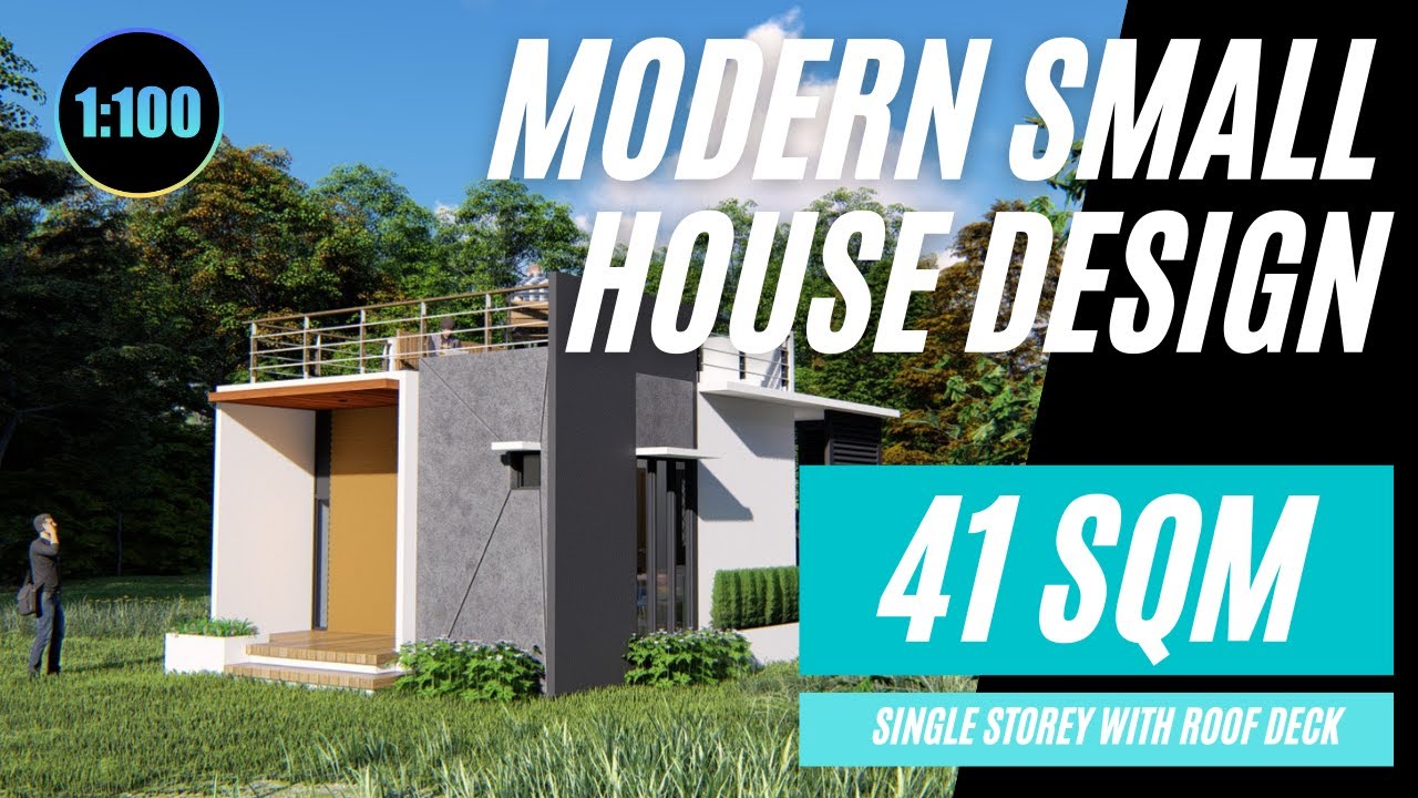 Modern Small House Design 41sqm (500k-700k) - YouTube