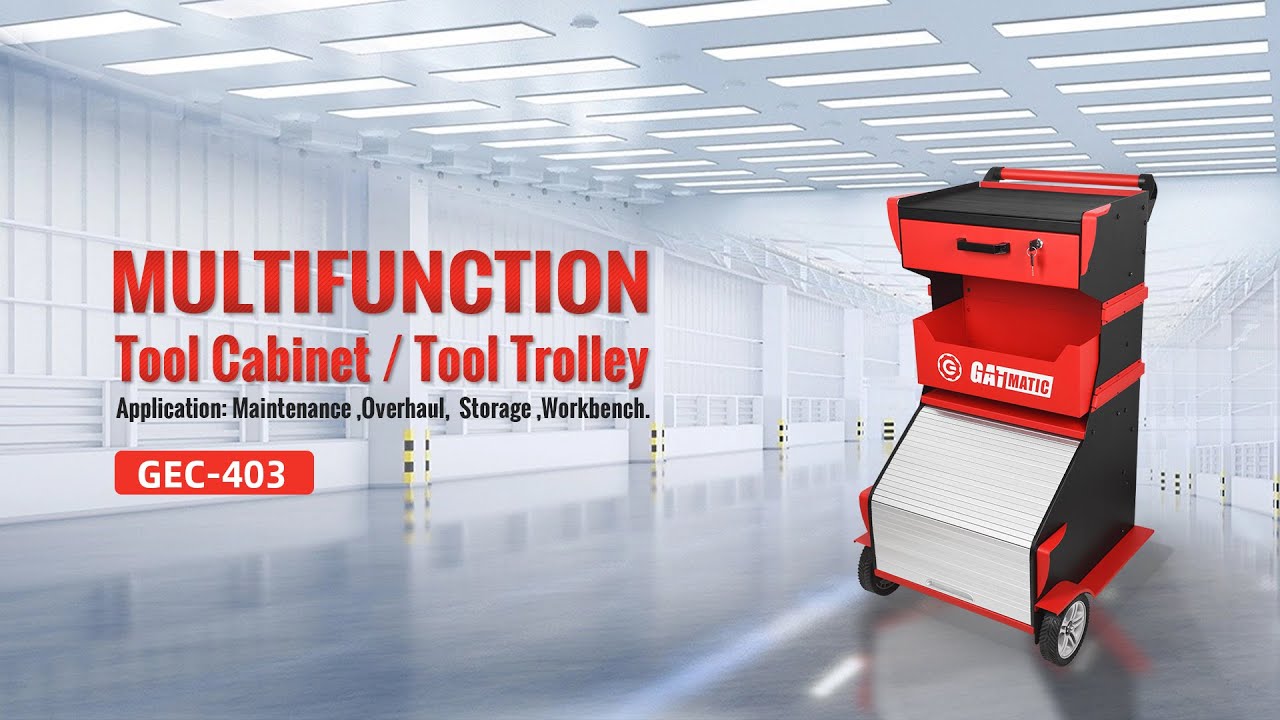 GATmatic's Versatile Tool Trolley for Every Workshop Need - YouTube