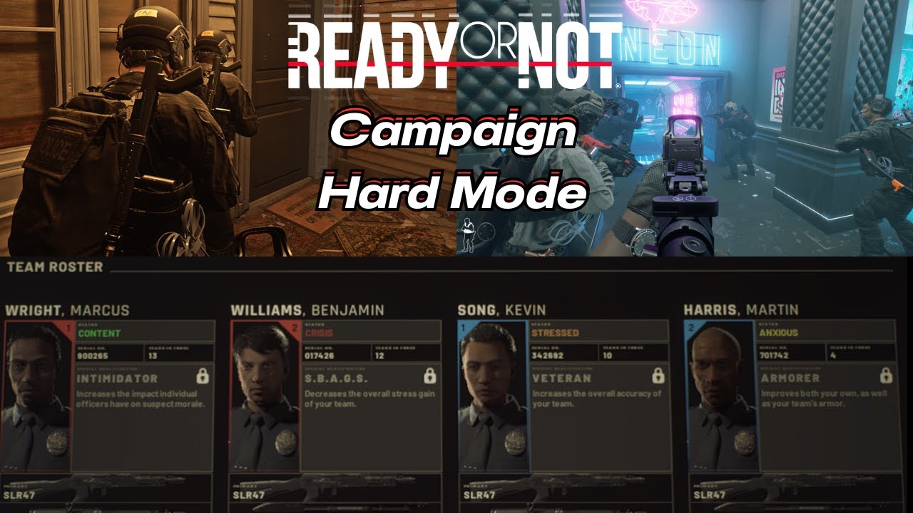 READY OR NOT CAMPAIGN NEW HARD MODE Part 3 -🔴LIVE - YouTube