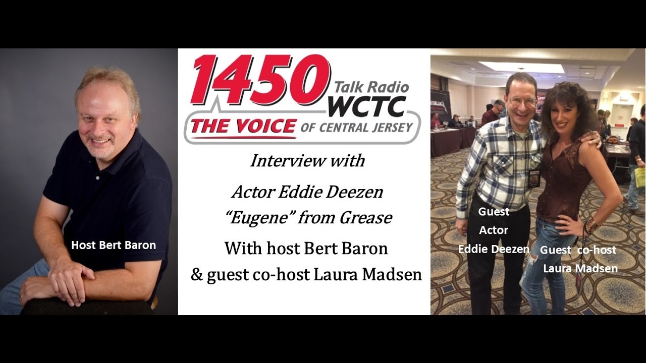 Eddie Deezen interview on WCTC radio with Bert Baron and Laura Madsen ...