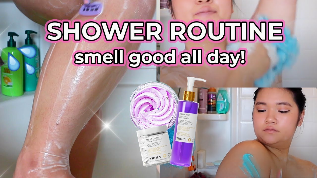 2021 Shower Routine + Feminine Hygeine Tips! - YouTube