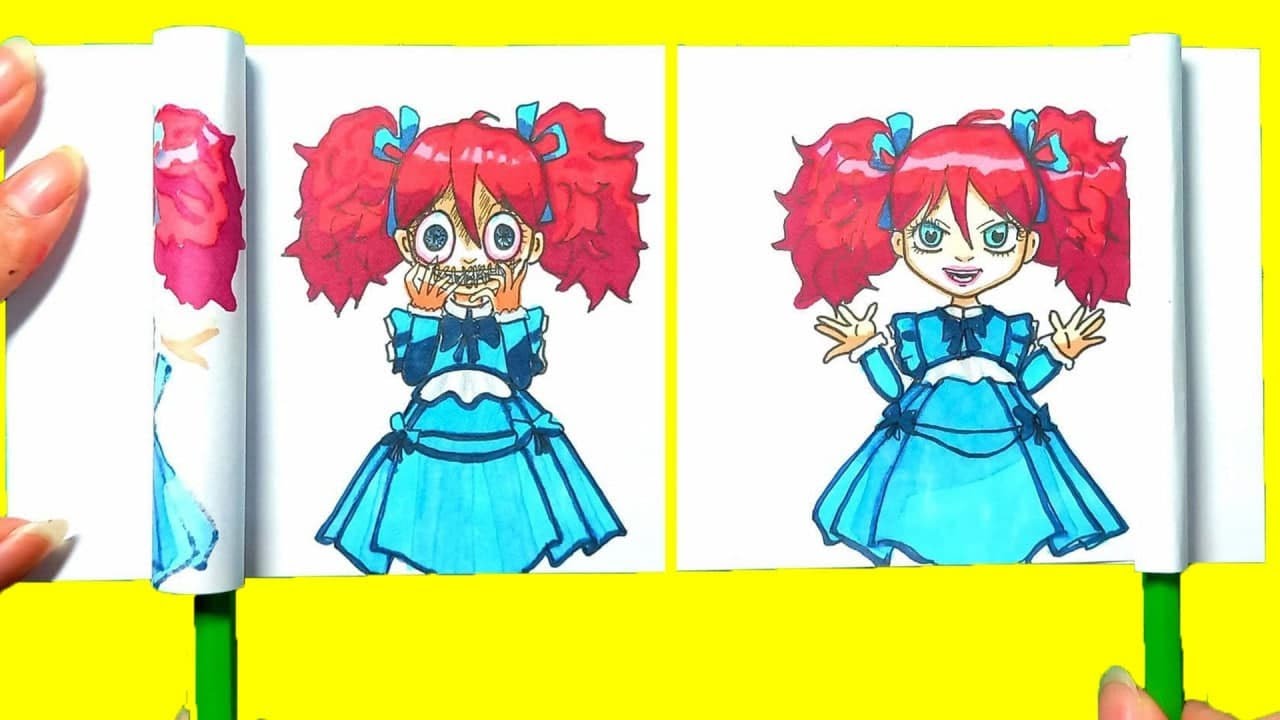 Poppy Playtime Arts- IS POPPY REALLY SCARY? | How to Draw and Paint ...