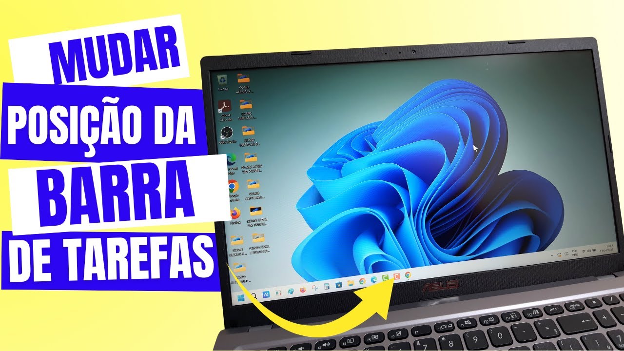 COMO DEIXAR A BARRA DE TAREFAS DO SISTEMA WINDOWS 11 DO LADO ESQUERDO ...