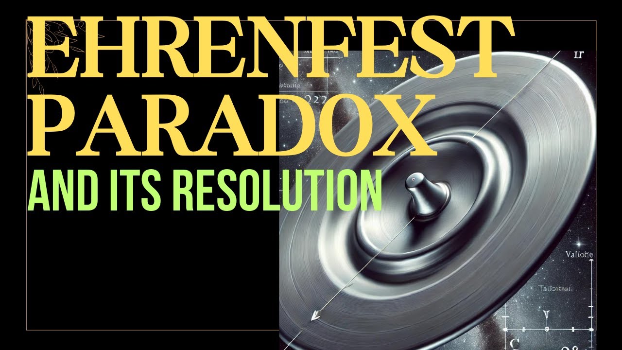 Ehrenfest Paradox and its resolution - YouTube