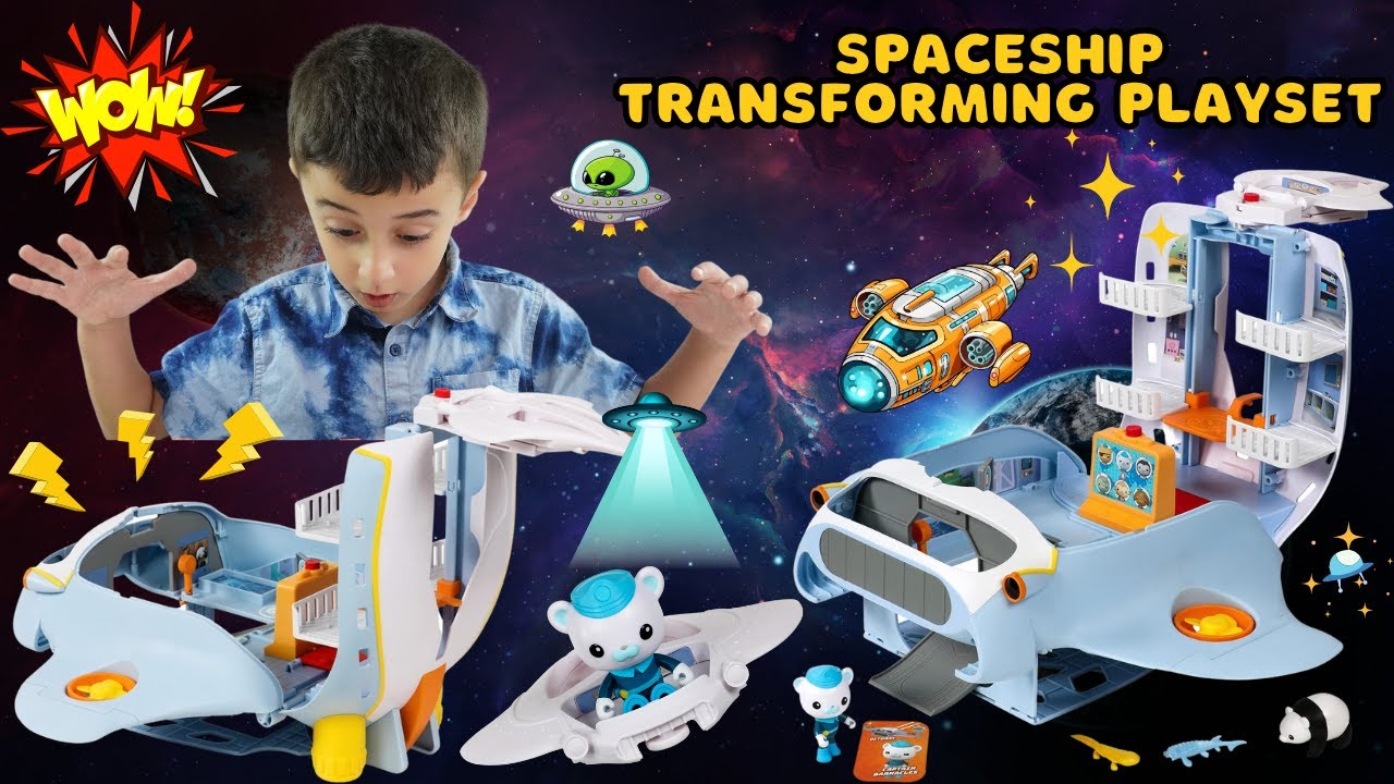 Playing with Octonauts Transforming Spaceship Playset Adventure! - YouTube