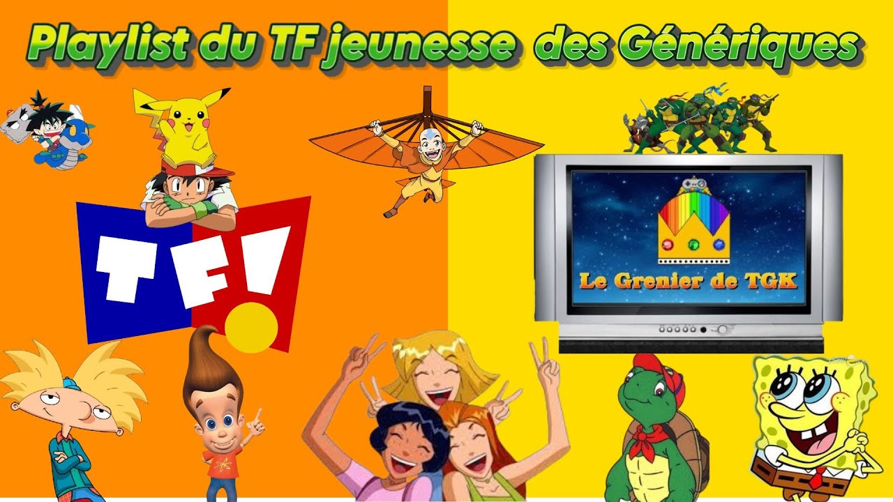 Les Génériques de Dessins Animés TF! Jeunesse Le Grenier de TGK - YouTube