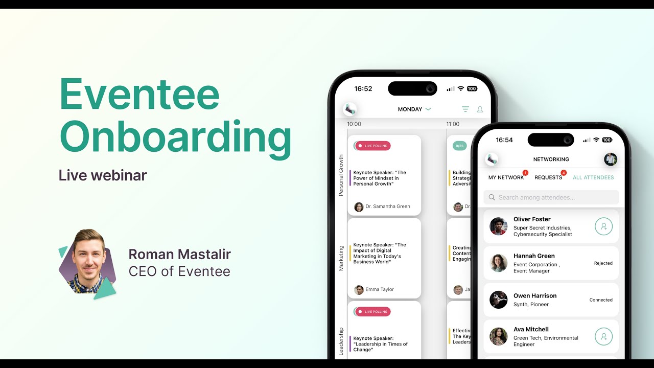 Recording: Eventee Onboarding Webinar - YouTube