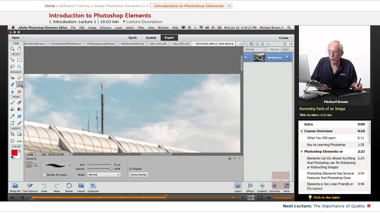 "Introduction to Photoshop Elements" | Adobe Photoshop Elements 11 with ...