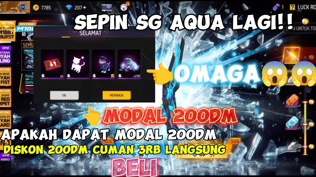 SEPIN SG AQUA BURST MODAL 200DM APAKAH DAPAT SG NYA?😵 - YouTube