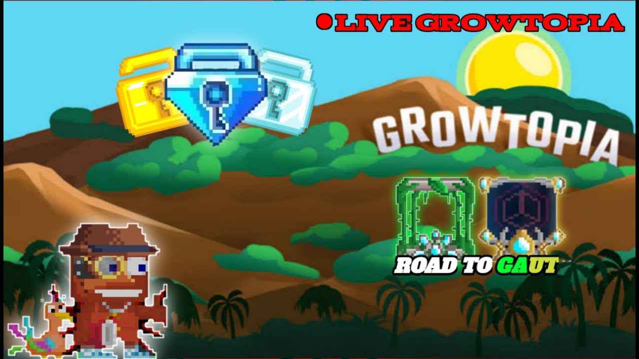 BREAK 26k LGRID... ROAD TO GAUT | GROWTOPIA INDONESIA LIVE - YouTube
