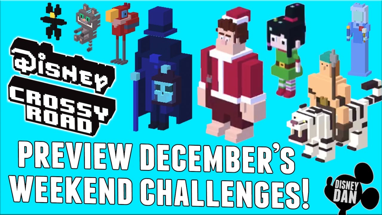 Disney Crossy Road December Weekend Challenge Preview - SANTA RALPH ...