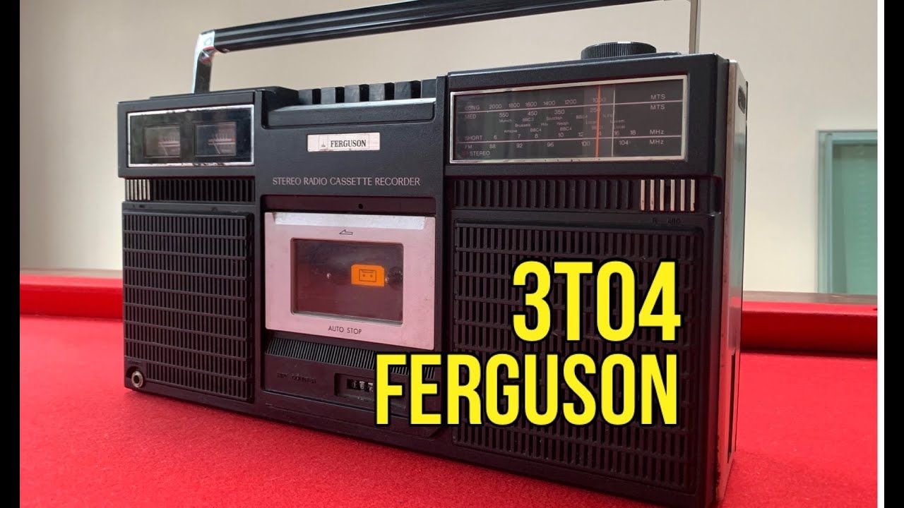 Ferguson 3T04 Radio Cassette Appraisal Before Repair. Boombox ...