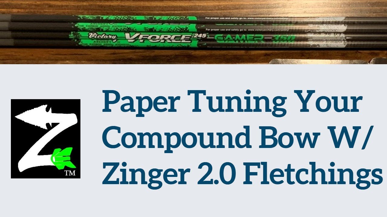 PAPER TUNING & REVIEW OF ZINGER 2.0 FLETCHINGS - YouTube