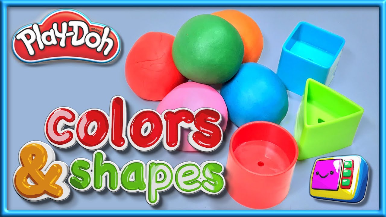 Play Doh Reveal Surprise Fun | Tiddelems | Learn Shapes & Colors ...