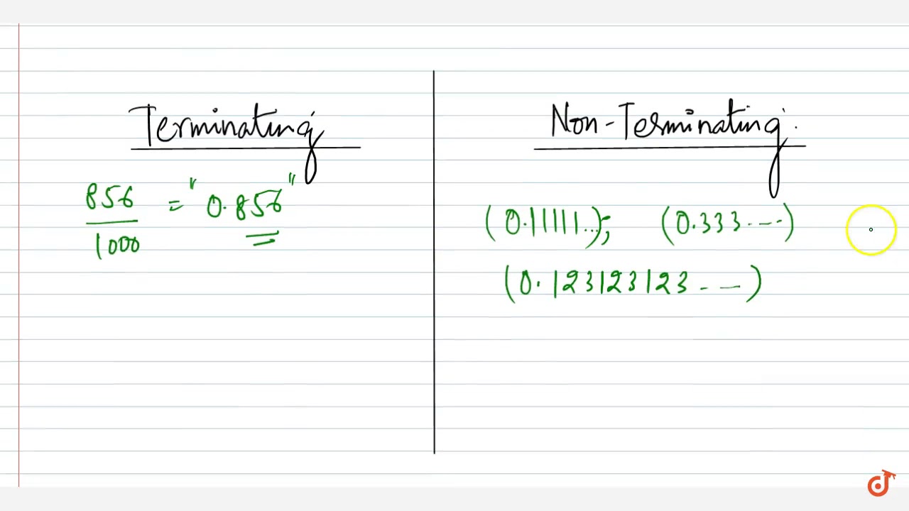 Nature of the decimal expansion of rational numbers - YouTube