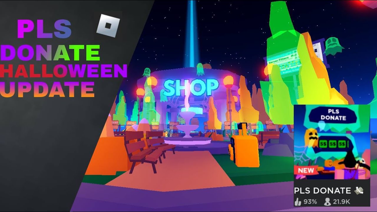 NEW HALLOWEEN UPDATE IN PLS DONATE!!! - YouTube