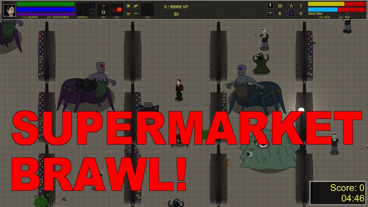 Big mutant brawl at an Ohio grocery store - YouTube