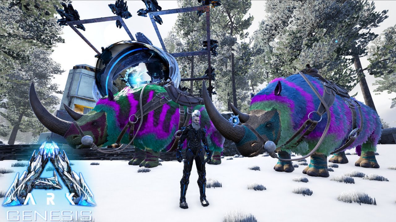 Hunting for Woolly Rhino Stats | Easter Event Rhinos | ARK: Survival ...