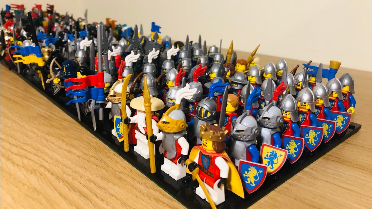 I built a Lego castle army - YouTube