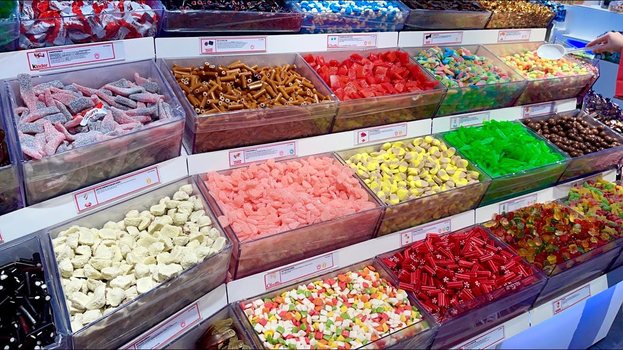 Svensk bland selv slik butik i Emporia Center i Malmø efter Spa ophold ...