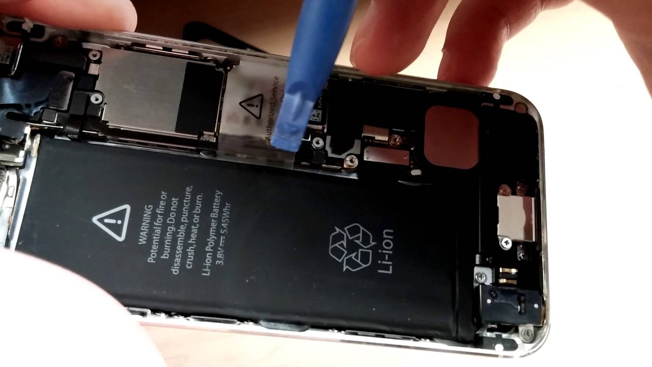 I broke my iphone 5 power and home button while changing the battery ...